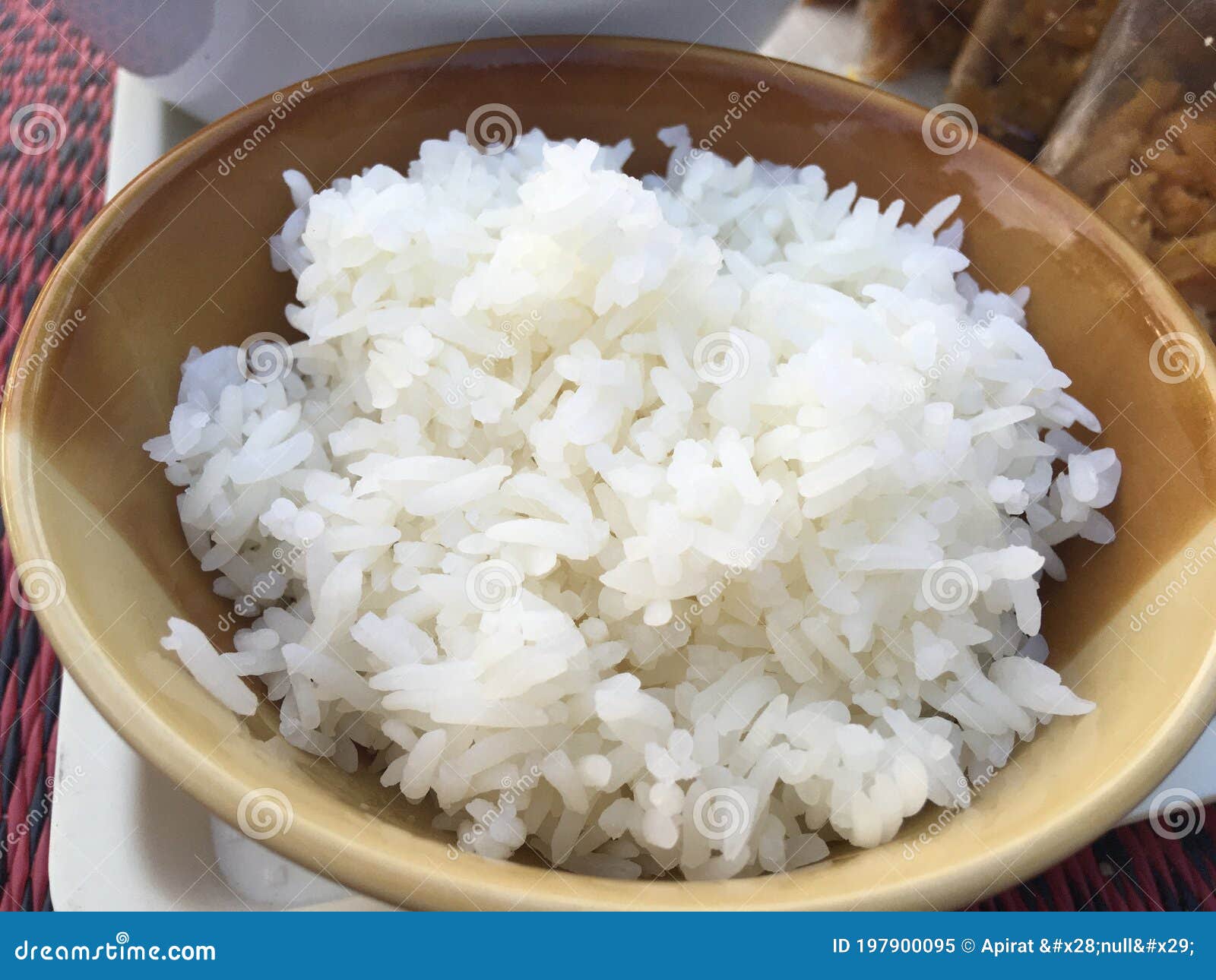 Fine rice stock image. Image of fine, white, rice, bowl - 197900095