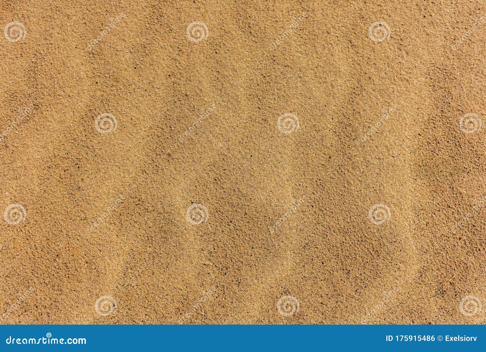 Fine River Sand of Yellow Color on the River Bank Stock Photo - Image ...