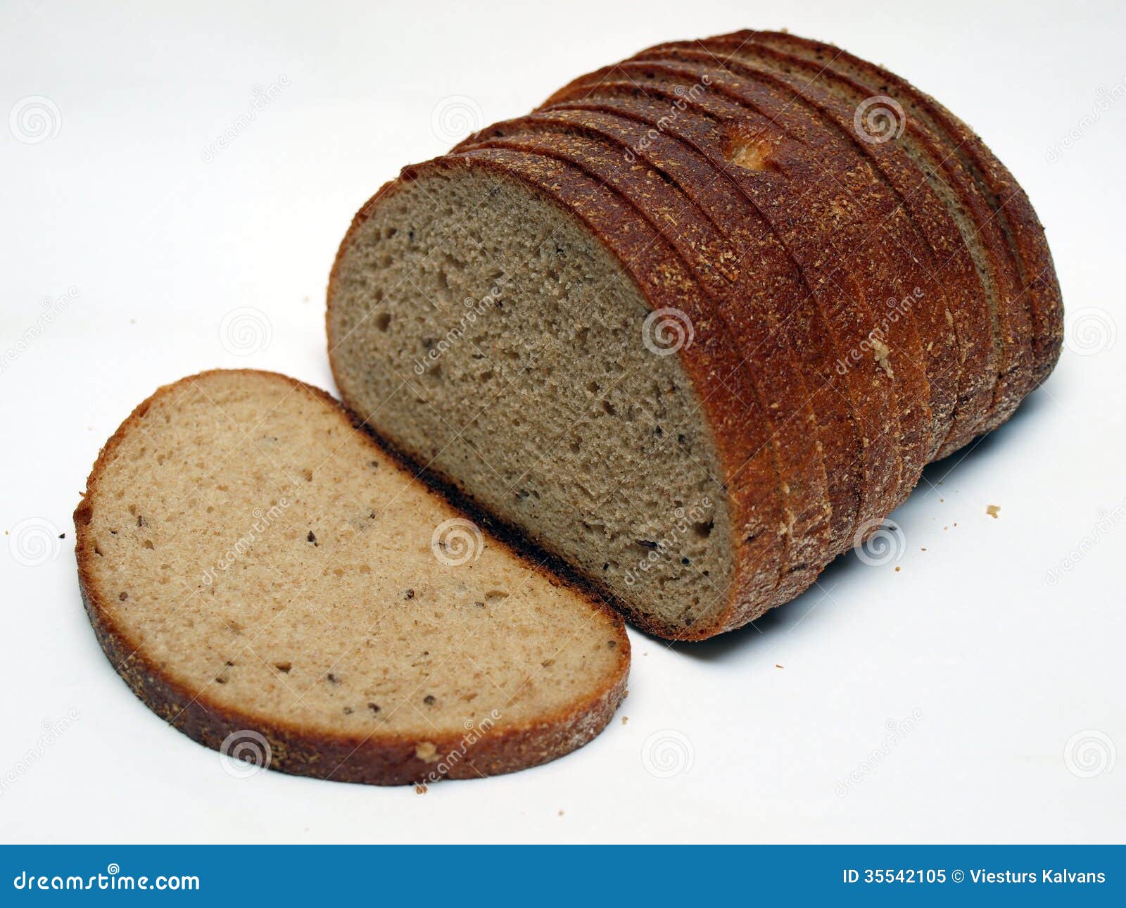 Fine rye bread stock image. Image of fine, sour, isolated - 35542105