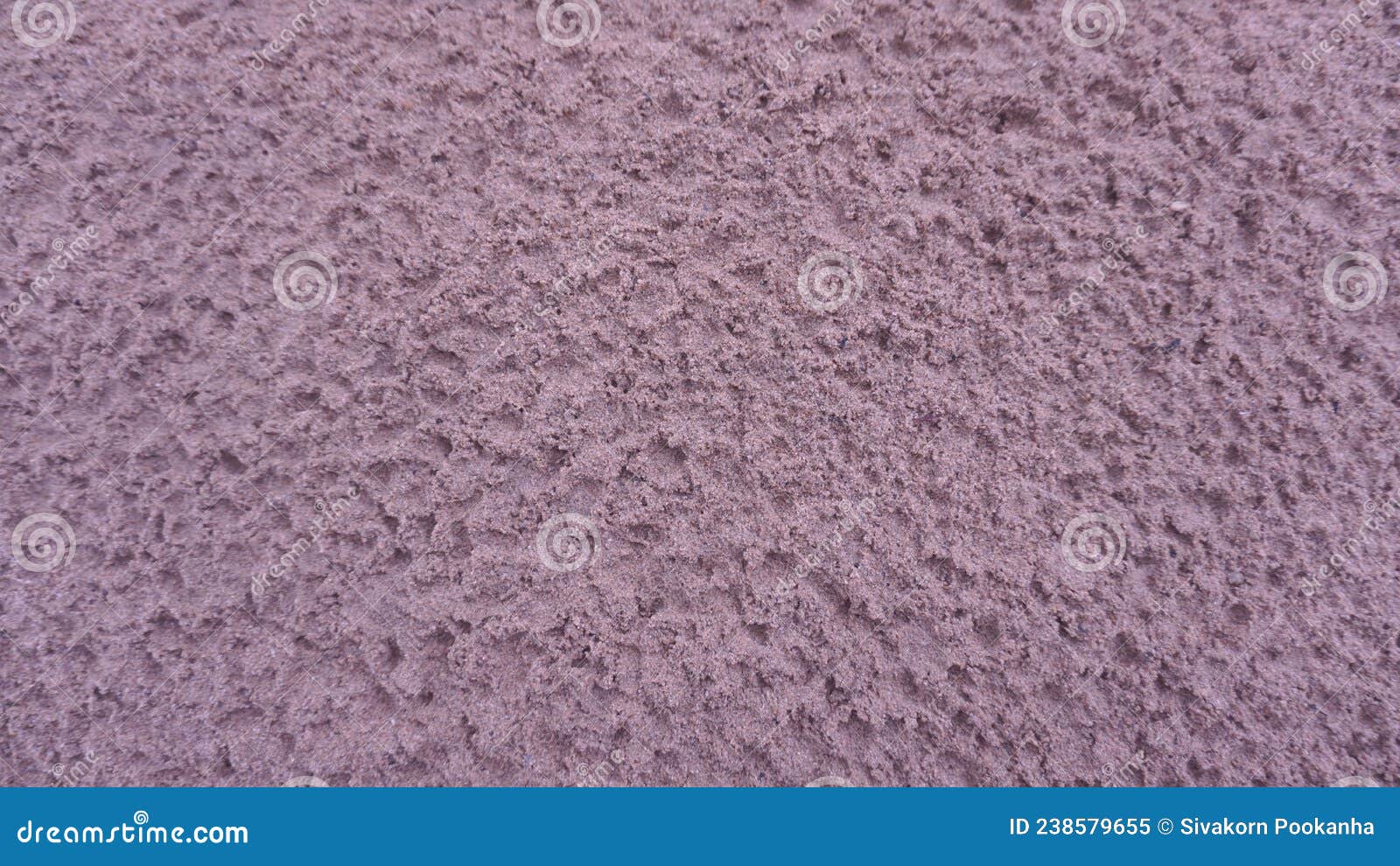 The Fine Sand Surface Has Traces of Roughness after the Rain Stock ...