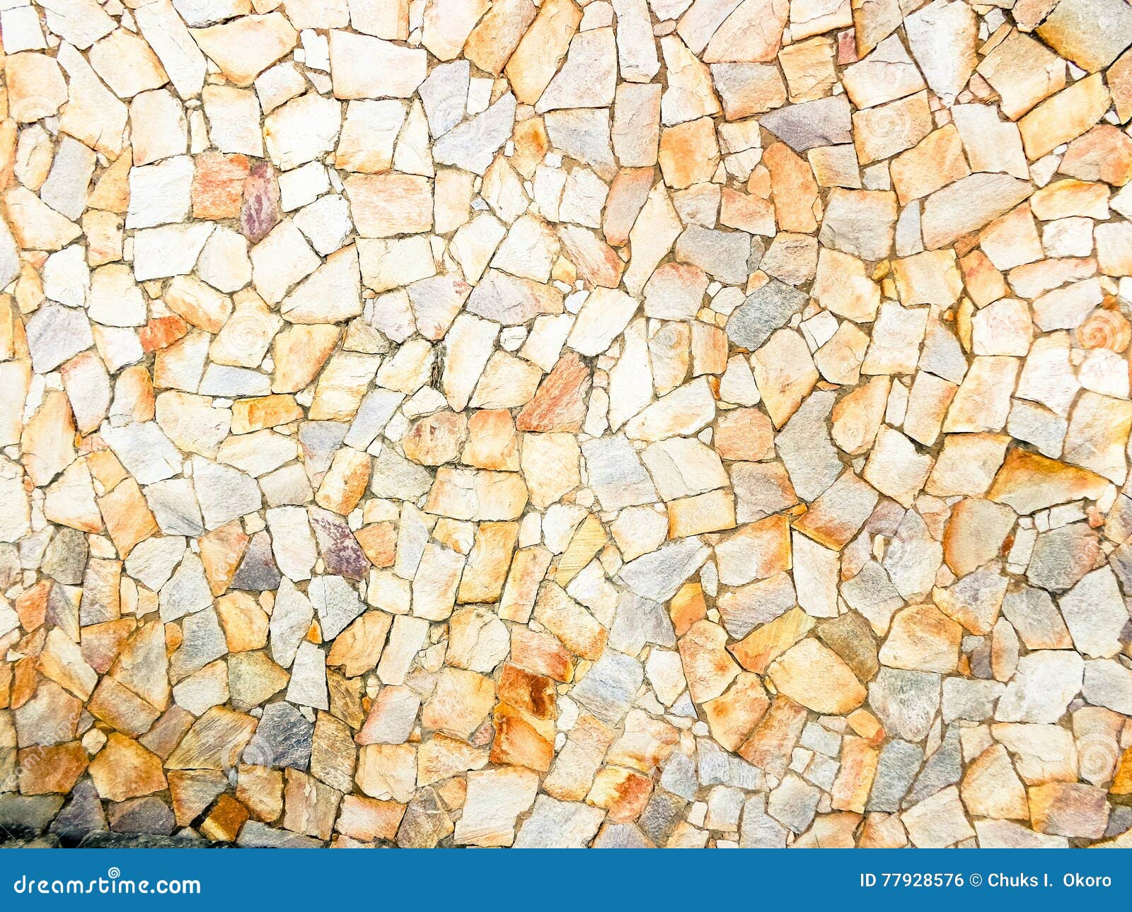Fine Stones Patches on Building Wall Pattern Texture Stock Photo ...