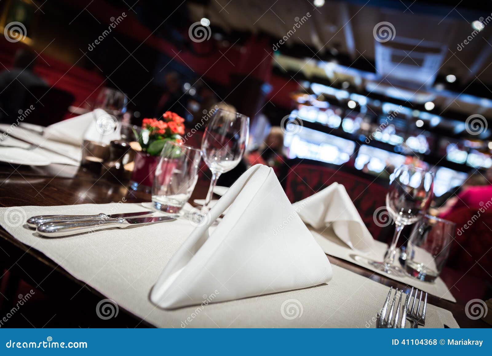 Fine table setting stock photo. Image of business, close - 41104368