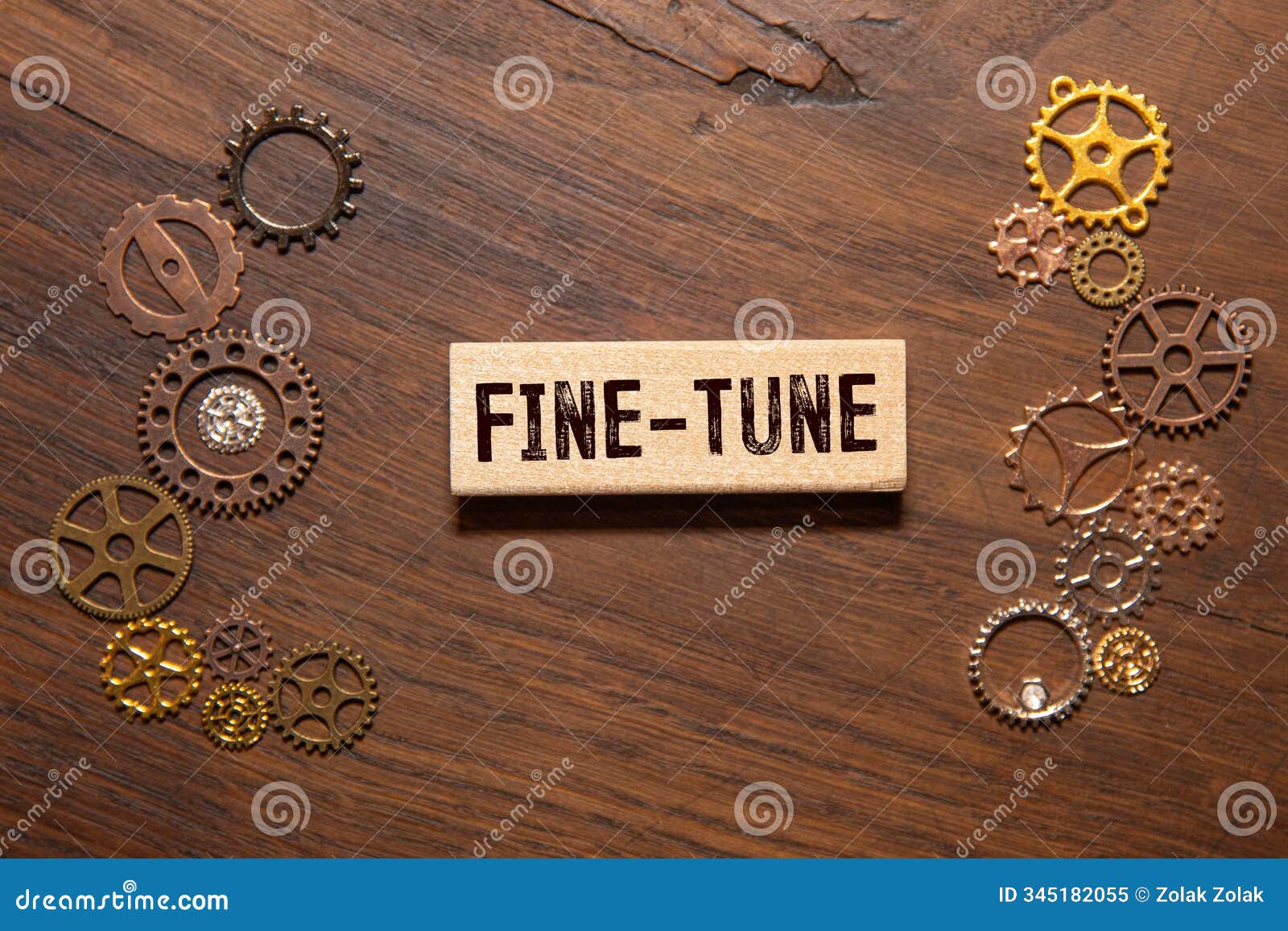 Fine Tune Word in a Dictionary. Fine Tune Concept Stock Image - Image ...