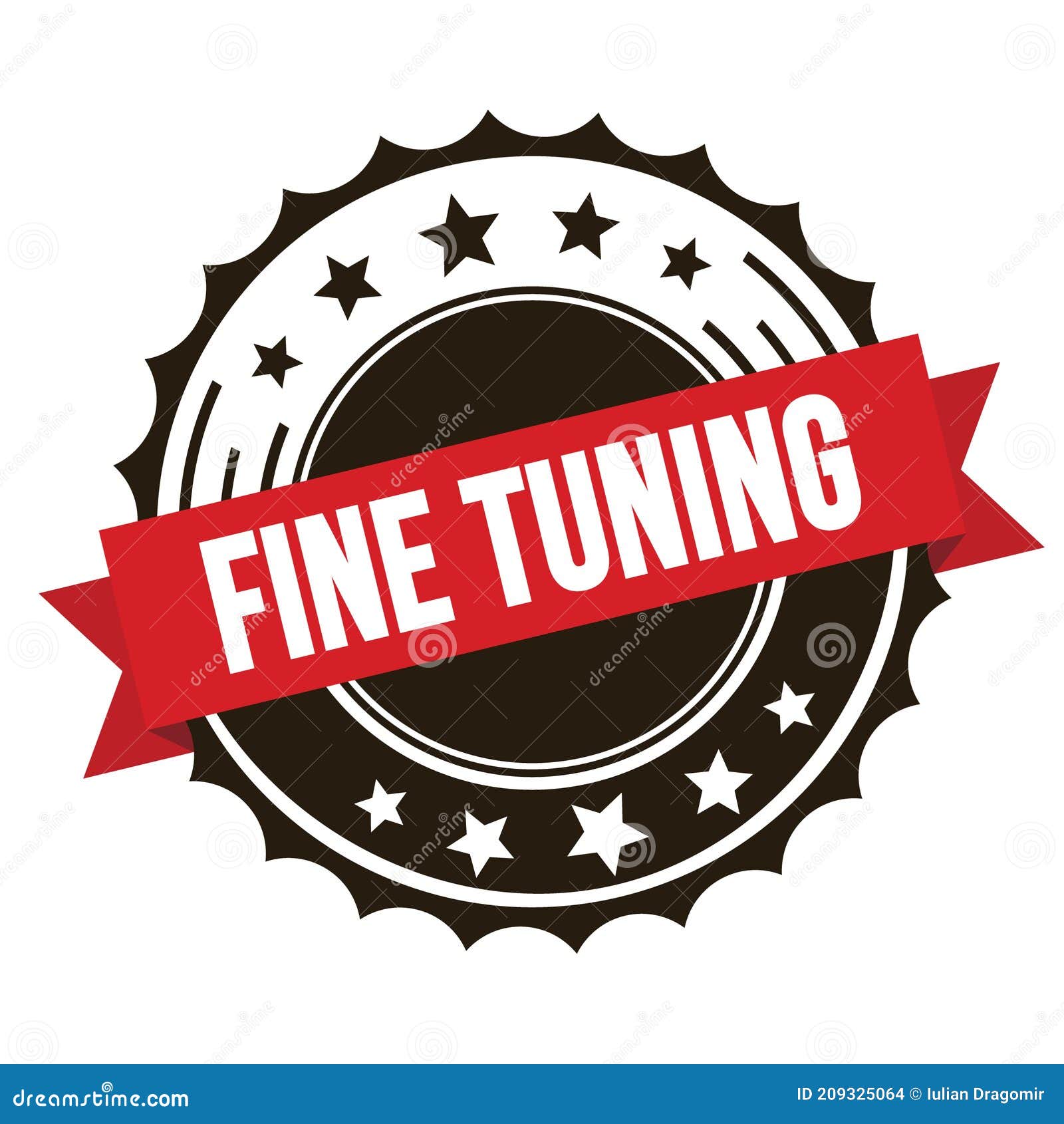 Fine Tuning Icon. Gear And Screwdriver. Service Symbol. Cartoon Vector ...