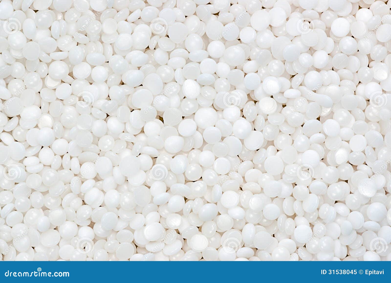 Fine White Polymer Granules Stock Image - Image of polypropylene ...