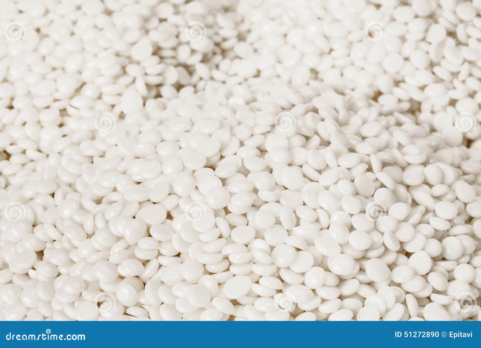Fine White Polymer Granules Stock Photo - Image of molding, research ...