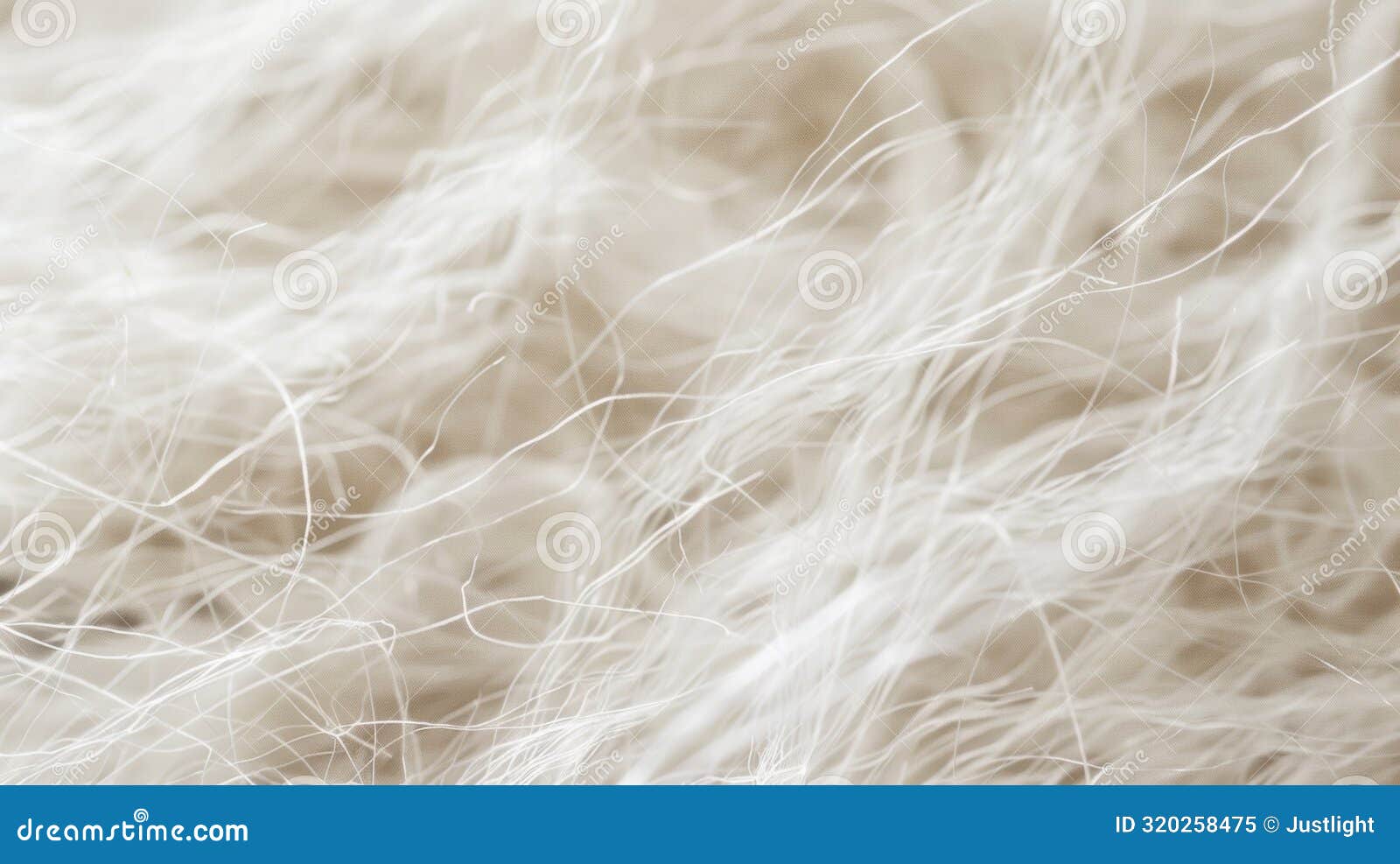 Fine Wispy Strands of Cotton Fibers Intertwine in a Tangled almost ...