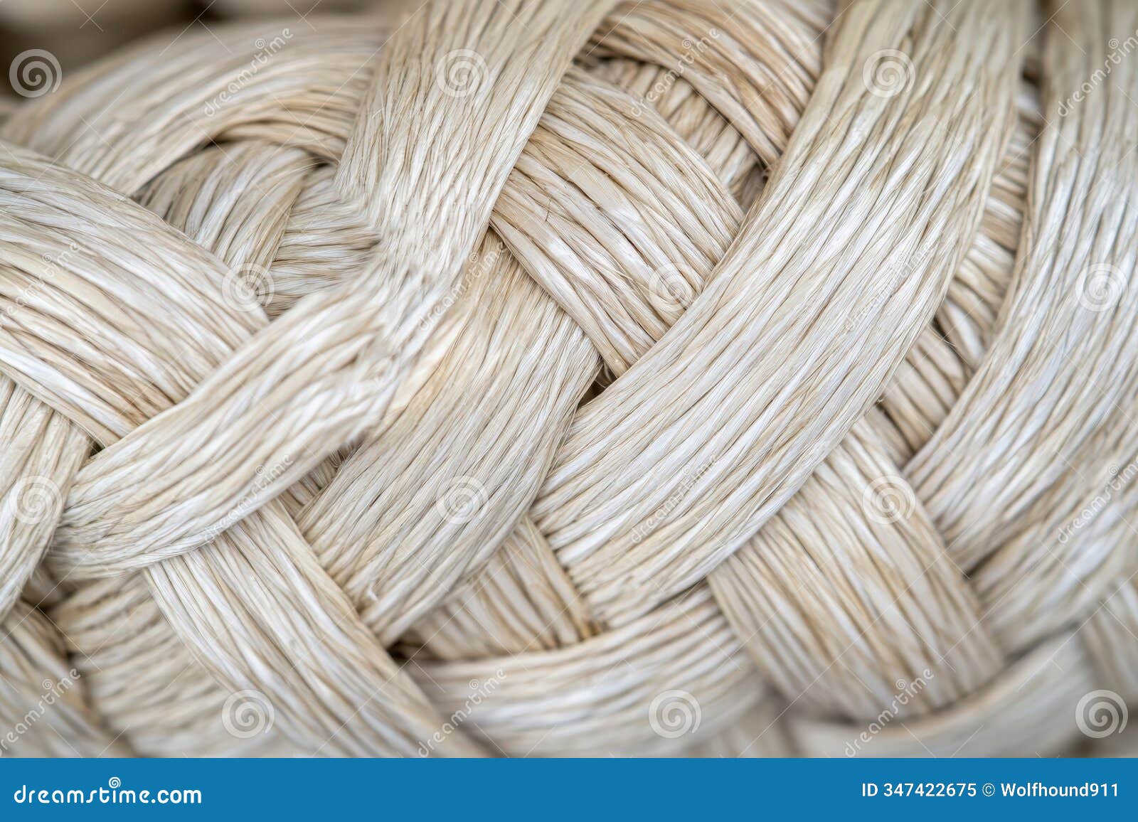 Fine Woven Straw Texture, Light Beige Tones with Detailed Interlocking ...