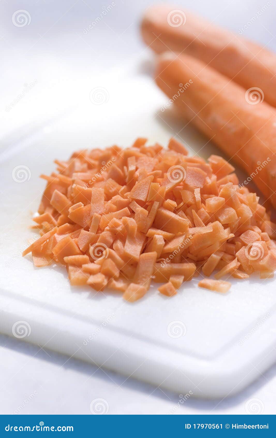 Finely chopped carrots stock image. Image of healthy - 17970561