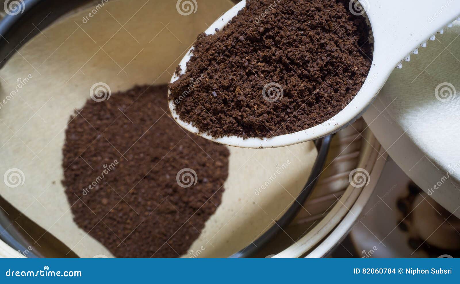 Finely ground coffee stock photo. Image of filter, caffeine - 82060784