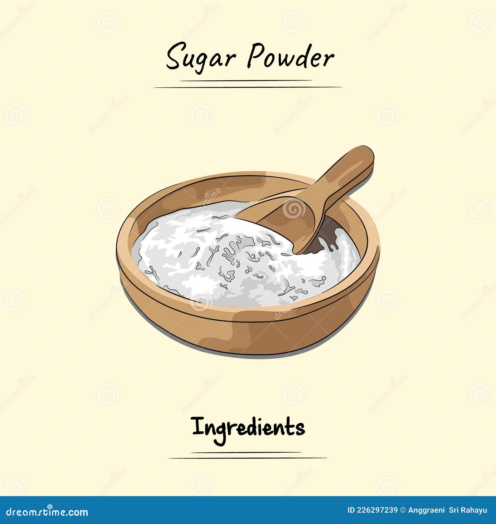 Pulverized Sugar Stock Illustrations – 1 Pulverized Sugar Stock ...