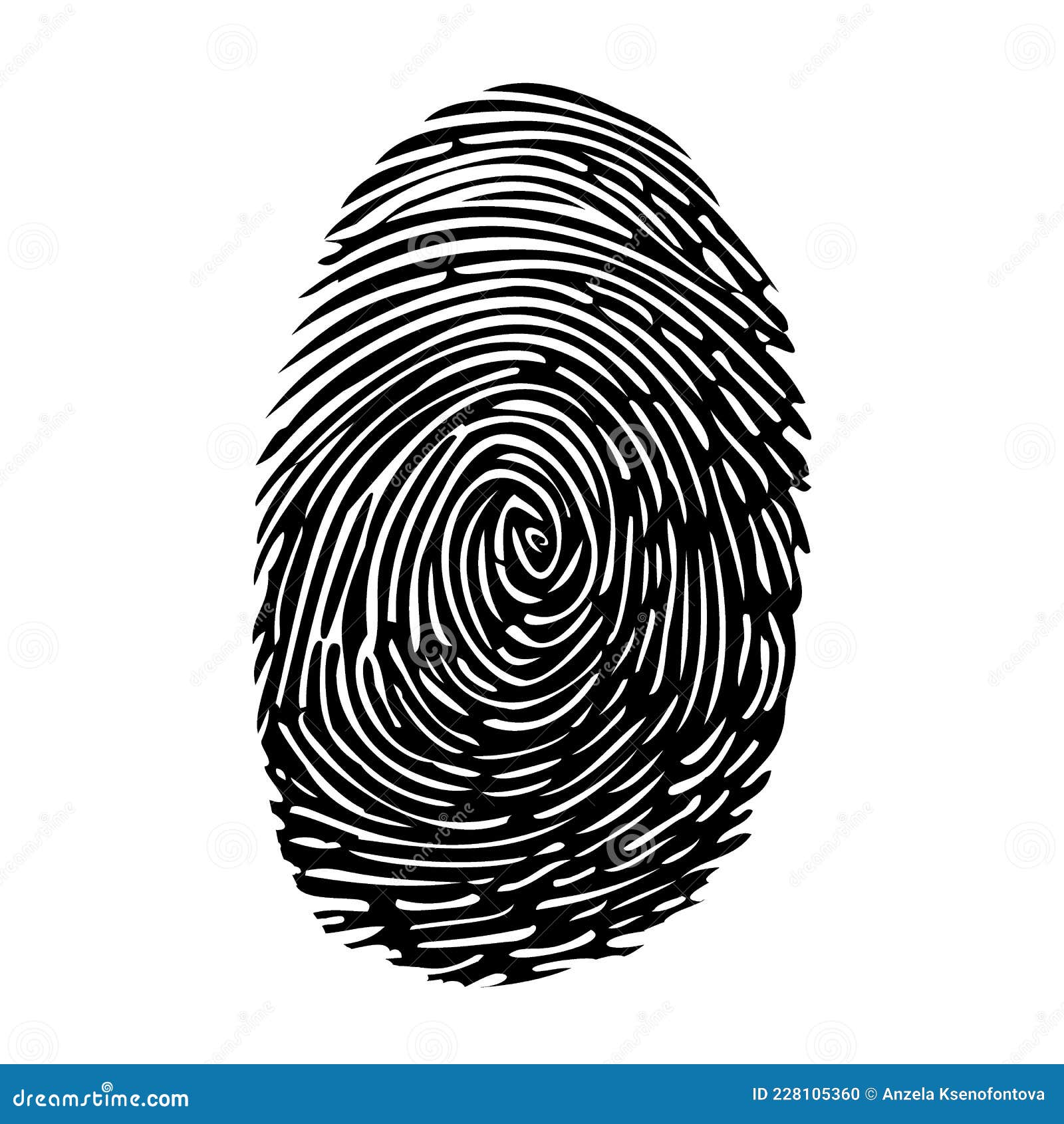 Finger Print Crime Scene Stock Illustrations – 210 Finger Print Crime ...