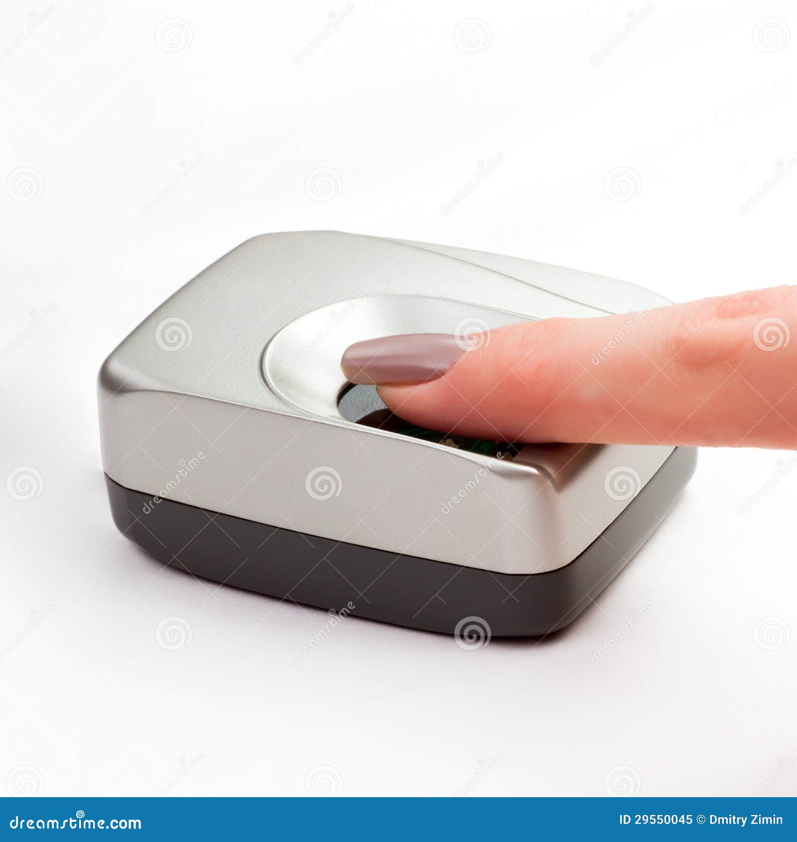 Biometric Scanner Hand Of The Man Stock Photography | CartoonDealer.com ...