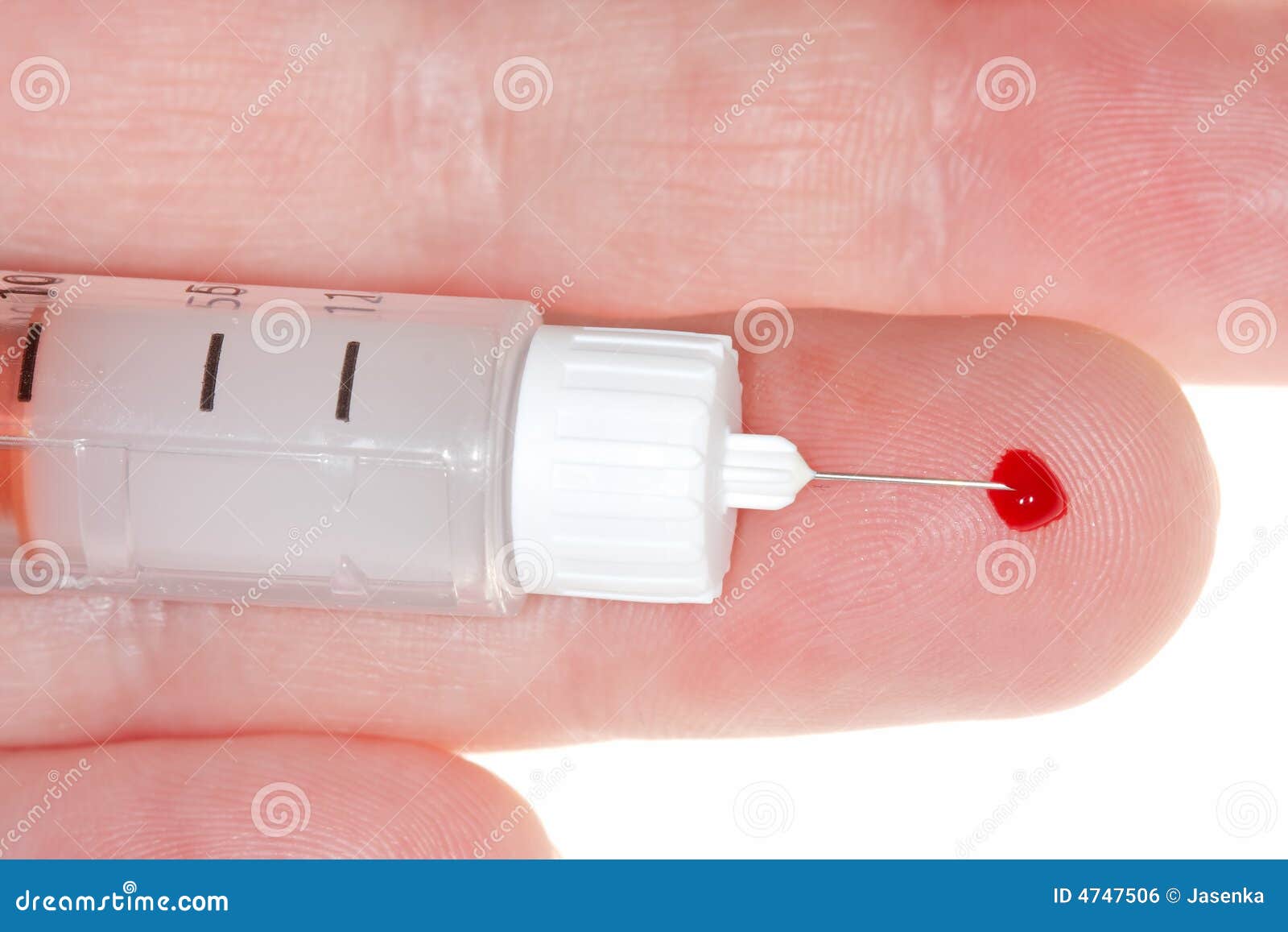 Finger With Blood Drop Picture. Image: 4747506