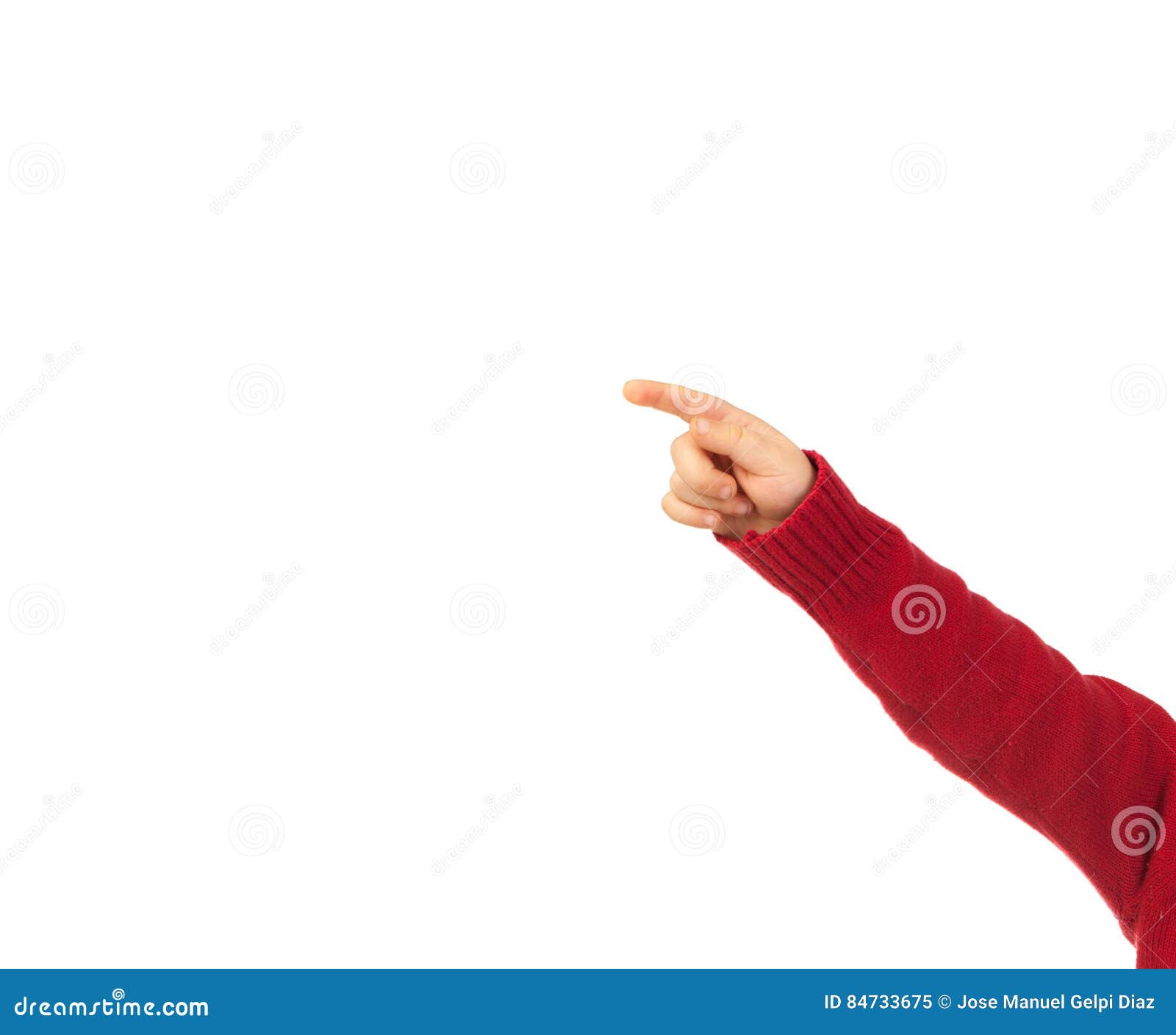 Finger of a Child Pointing Out Something Stock Image - Image of people ...