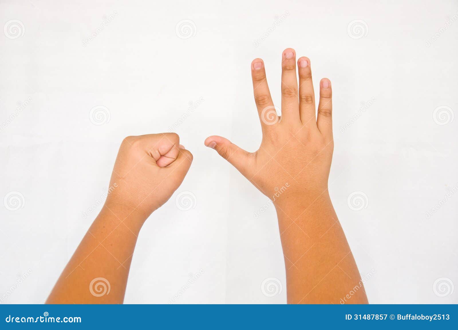 Finger From Children Hand Royalty Free Stock Photography - Image: 31487857