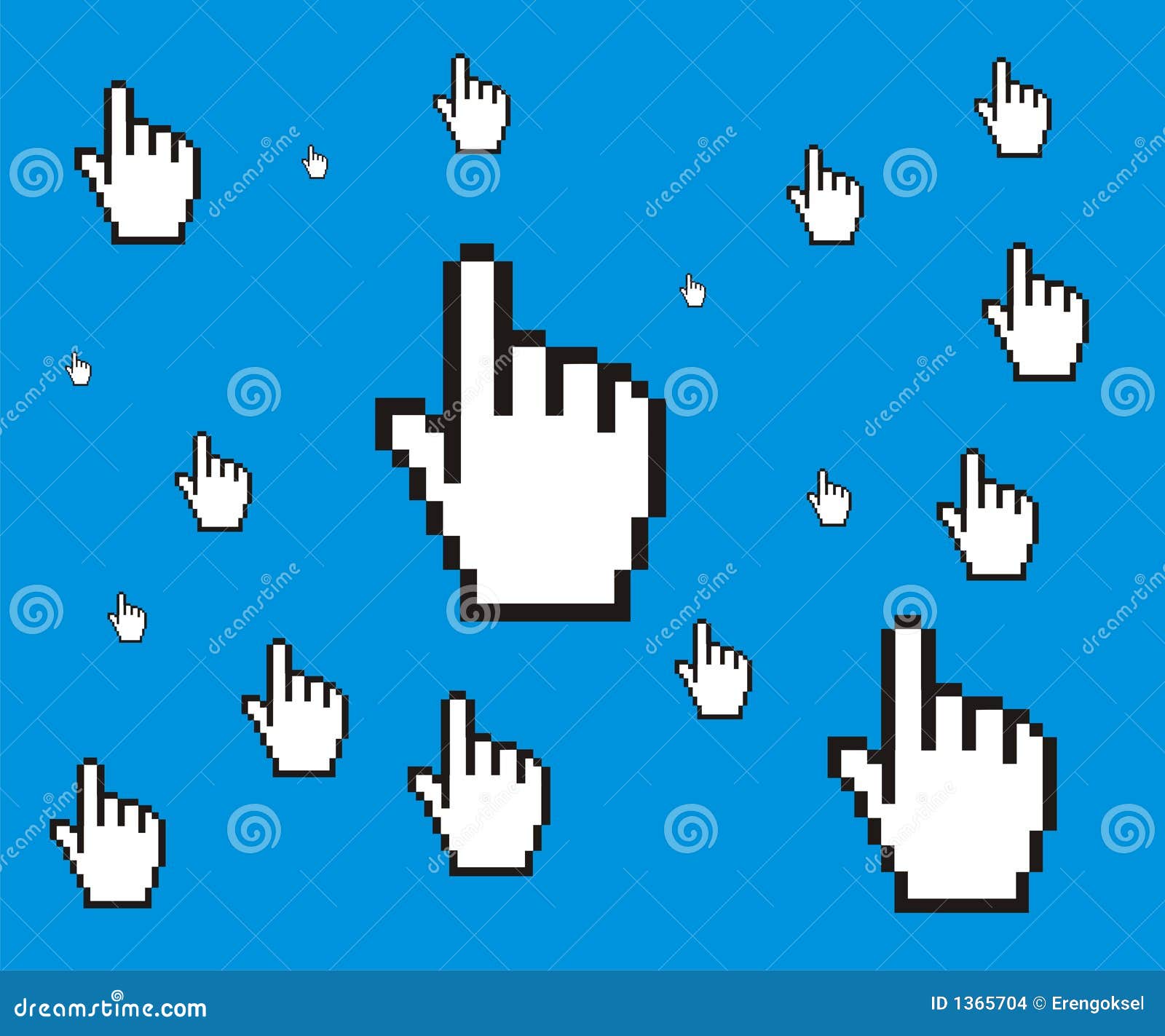 Finger Cursor Stock Photography | CartoonDealer.com #1365704