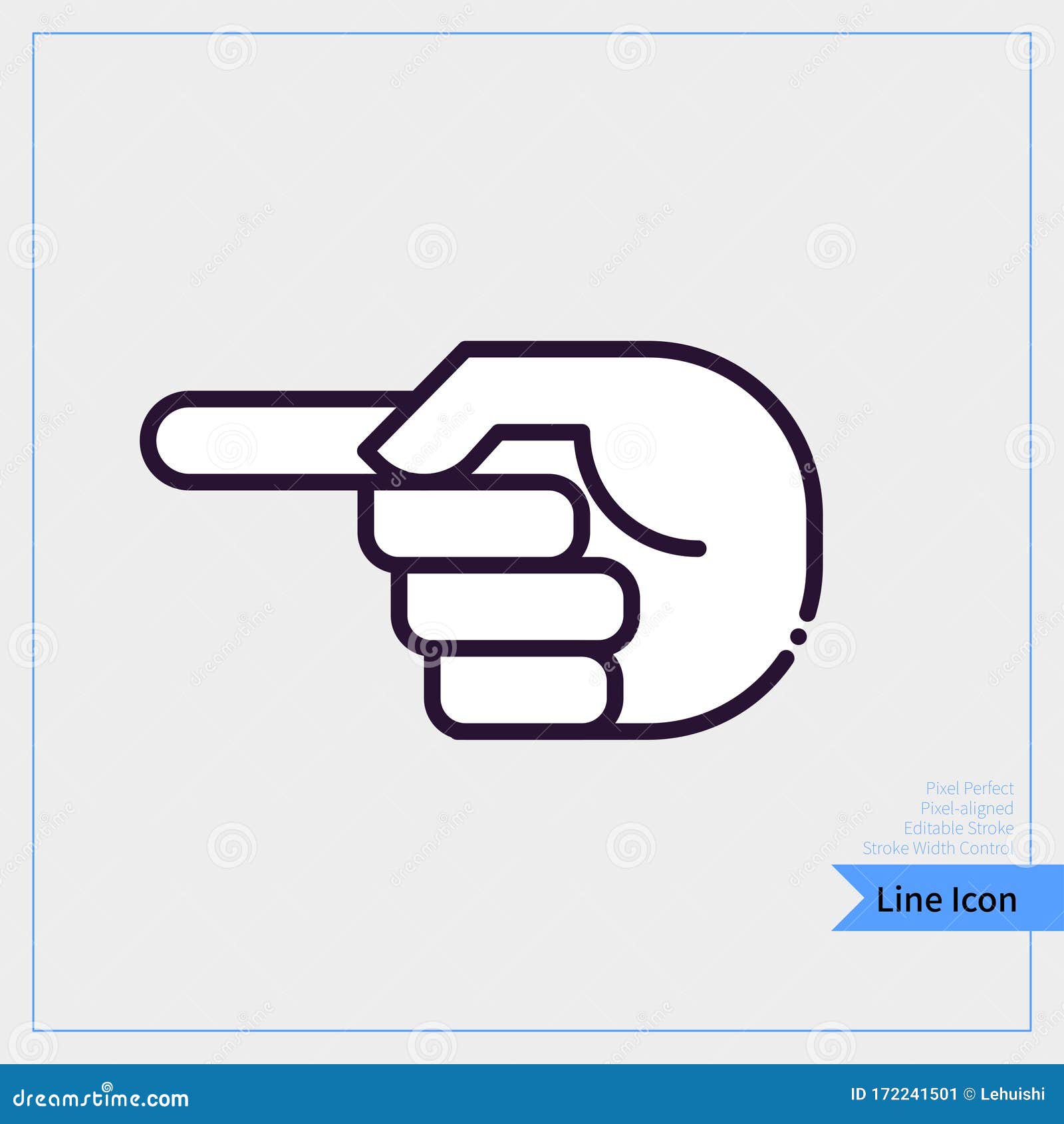 Finger Direction Icon. Professional, Pixel-aligned, Pixel Perfect ...