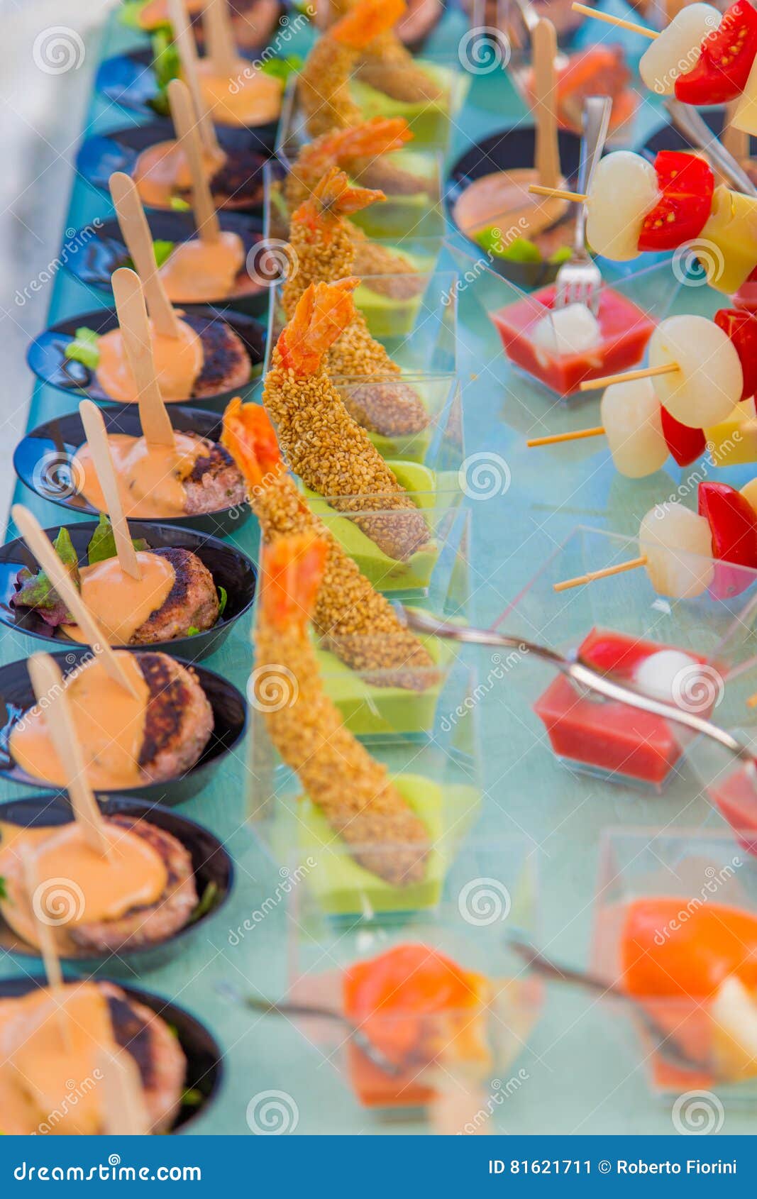 FINGER FOOD stock image. Image of shrimp, appetizer, fingers - 81621711