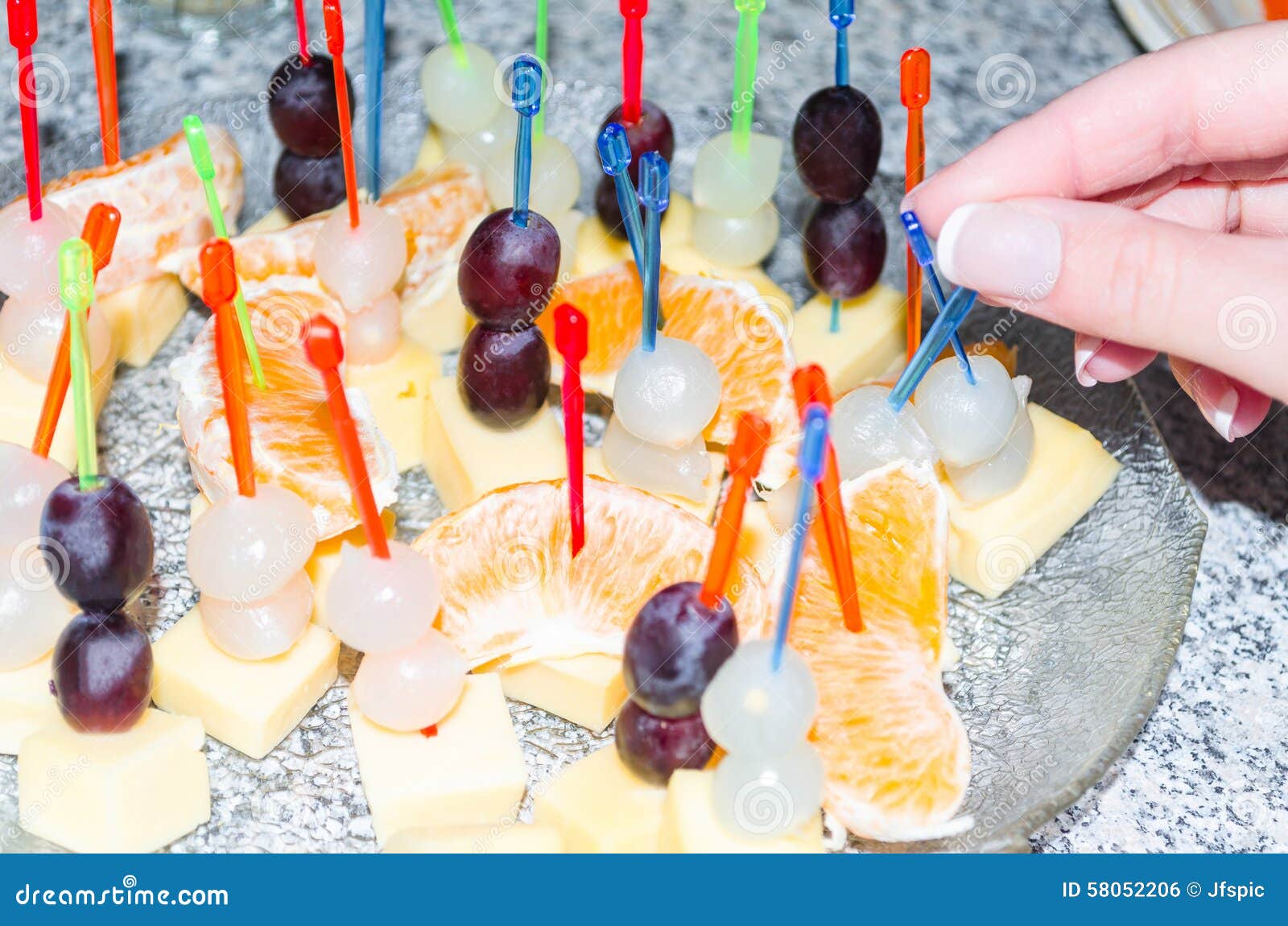 Finger food, stock photo. Image of food, buffet, meat - 58052206