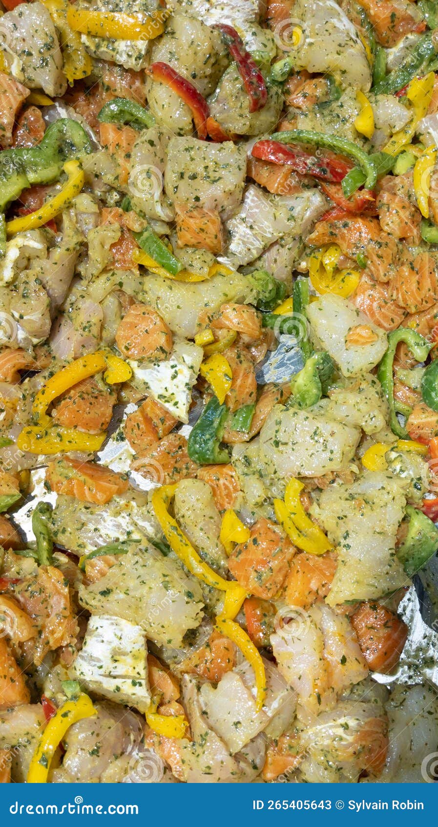 Finger Food Snacks Dish of Cod White Hake and Salmon Cooked for Parties ...