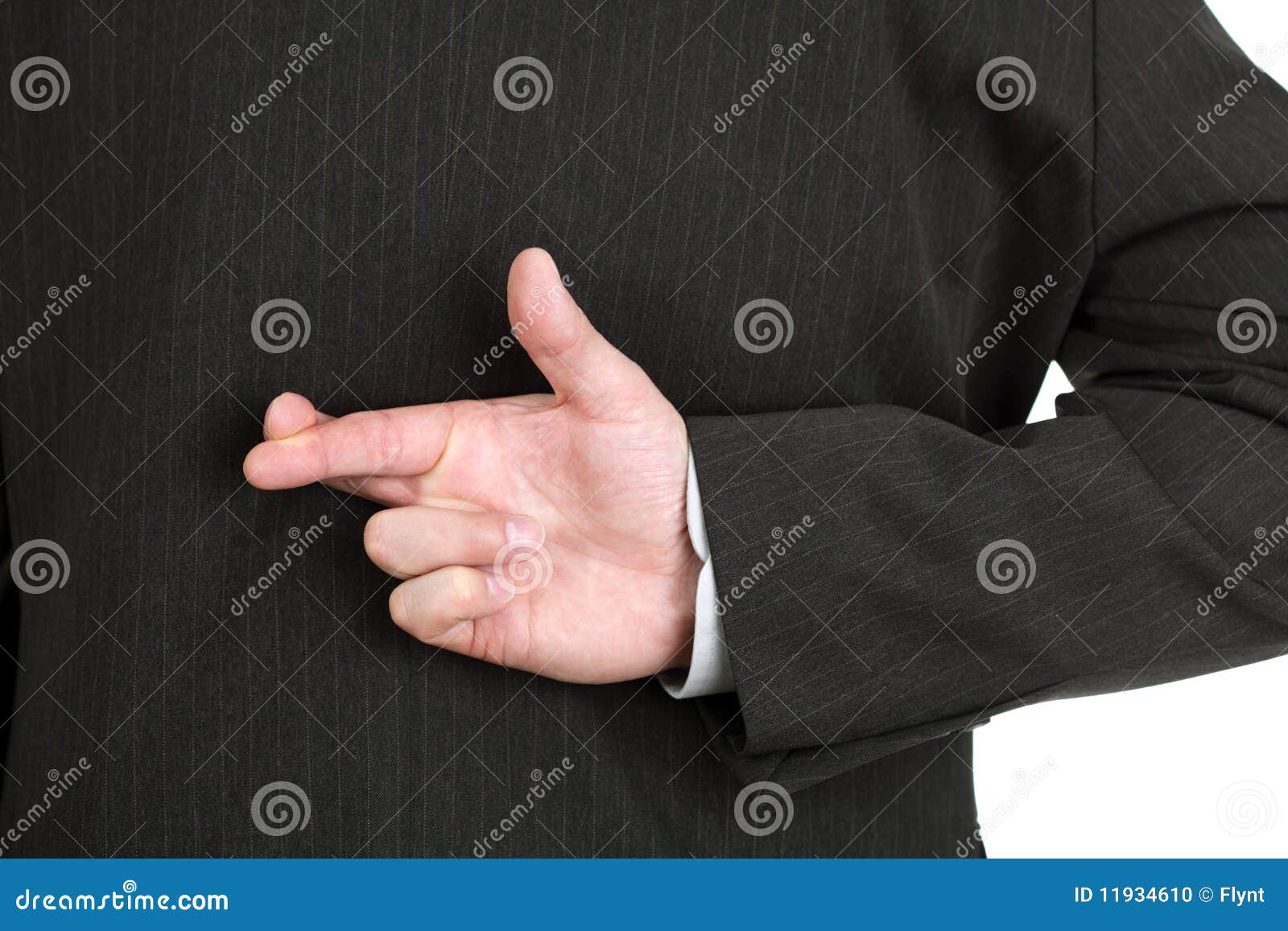 Finger gekreuzt stockfoto. Bild von person, horizontal - 11934610