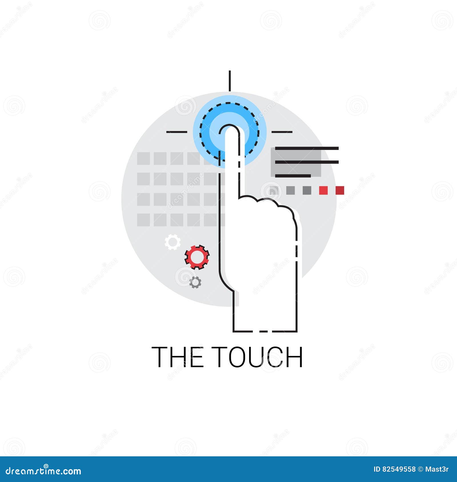 Finger Gesture Touch Screen Sign Icon Stock Vector - Illustration of ...
