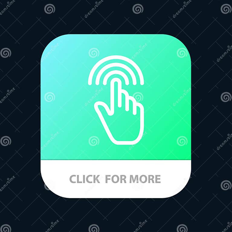 Finger, Gestures, Hand, Interface, Tap Mobile App Button. Android and ...