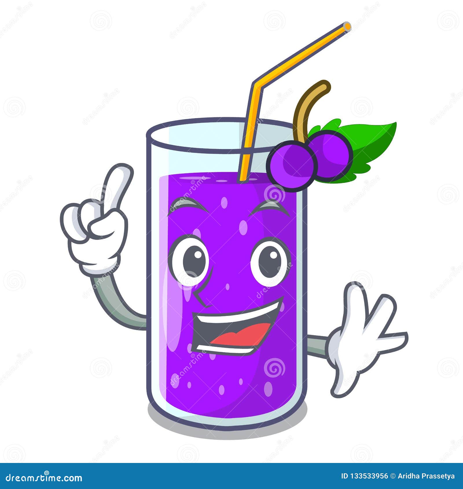 Finger Grape Juice Bottle with Label Cartoon Stock Vector ...