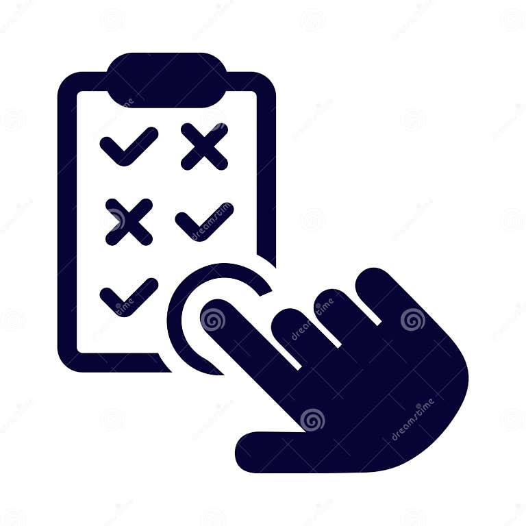 Finger, Hand, Reservation, Ipad Icon Stock Vector - Illustration of touchpad, display: 281835715