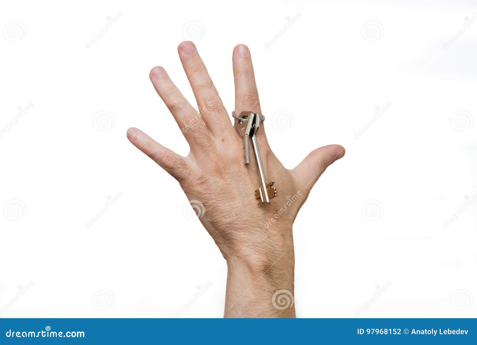 On the Finger Hang the Keys To the House Stock Photo - Image of giving ...