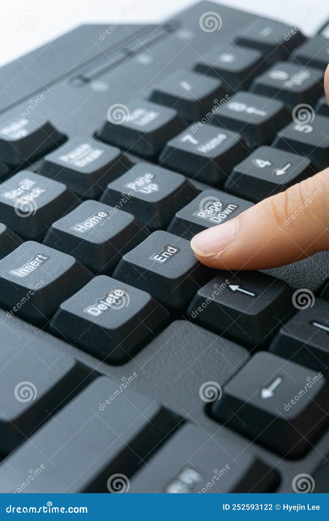 Finger Holding Computer Keyboard Stock Photo - Image of holding, people ...