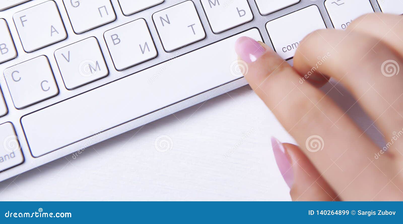 Finger keyboard click stock image. Image of modern, corporate - 140264899