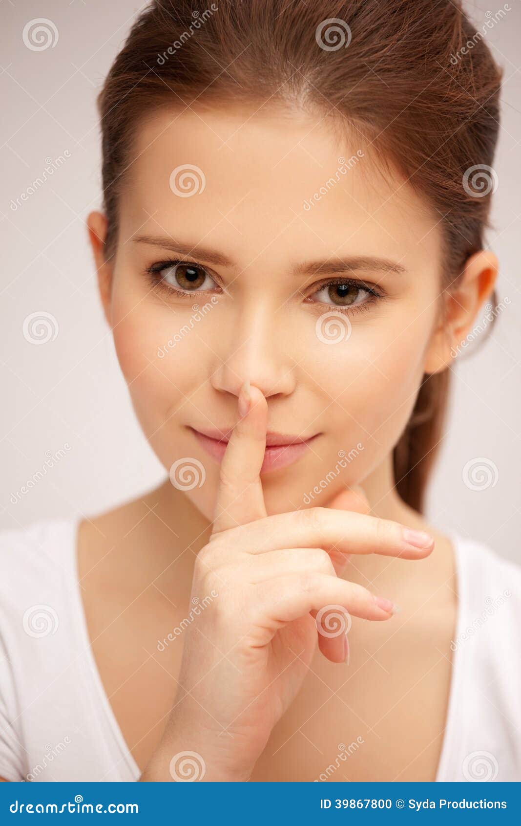Finger on lips stock photo. Image of intimate, human - 39867800