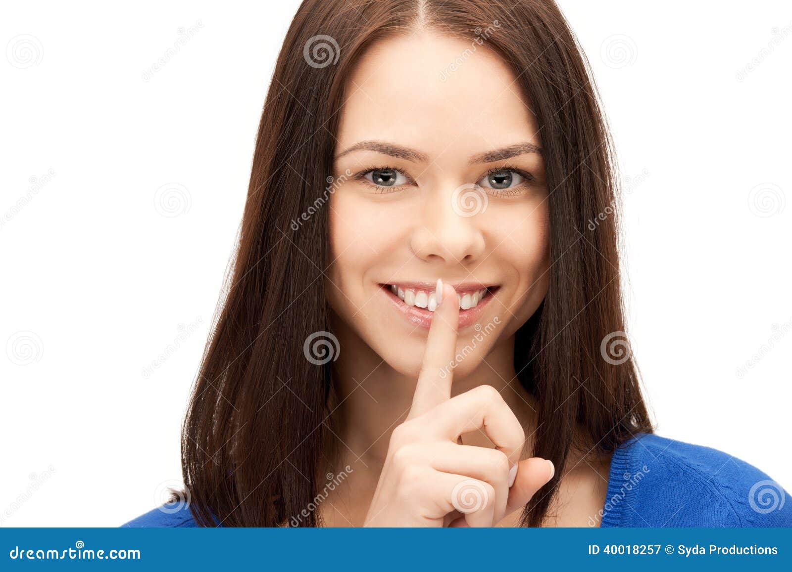Finger on lips stock image. Image of intimate, confident - 40018257
