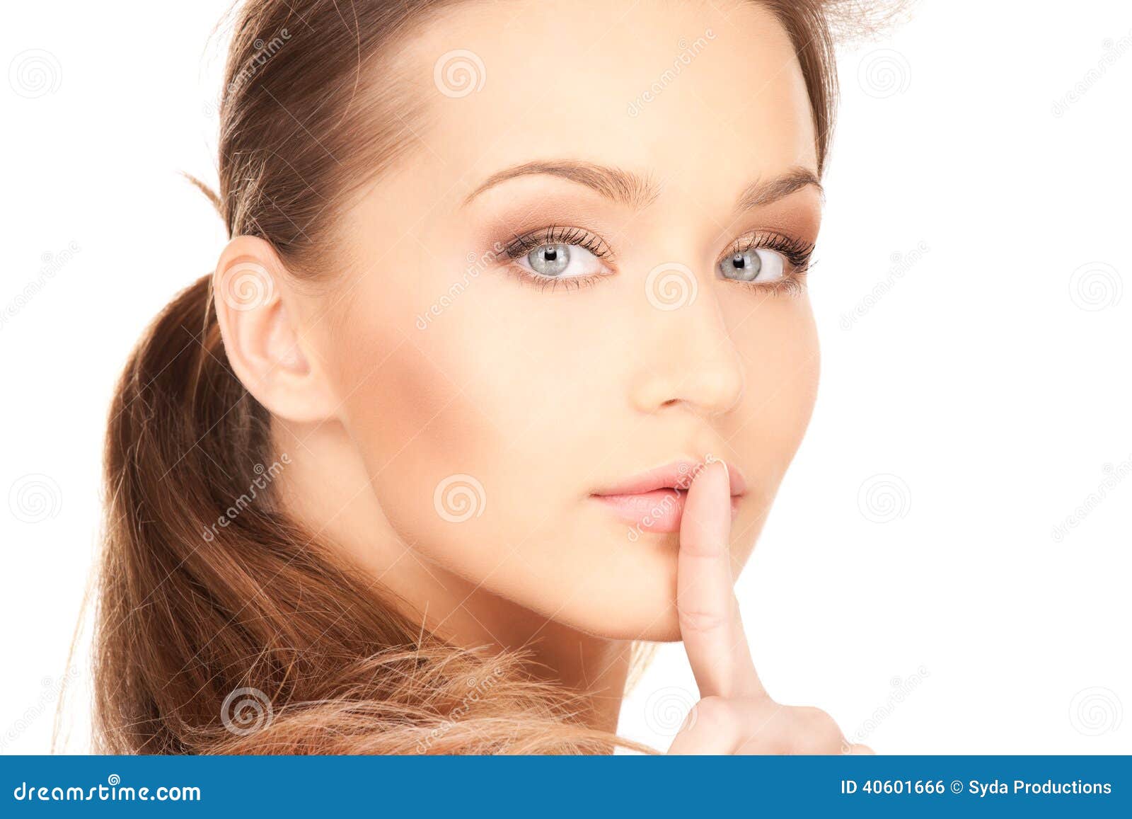 Finger on lips stock photo. Image of intimate, mute, lovely - 40601666