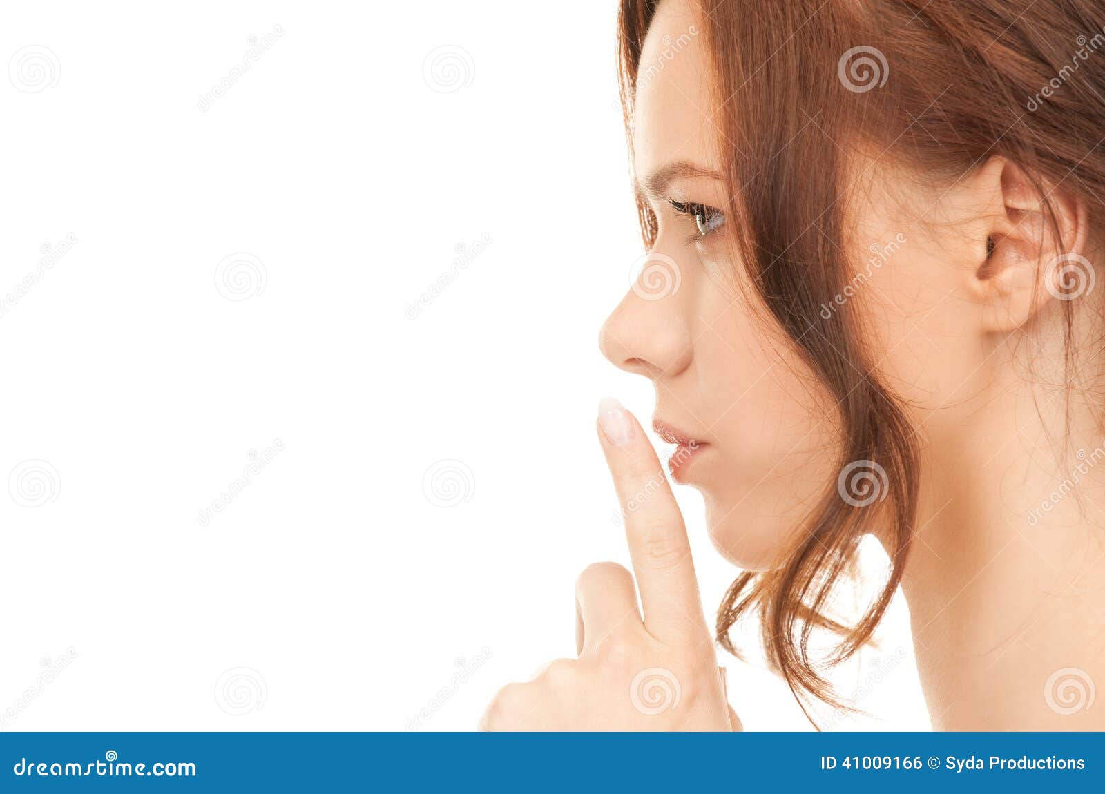 Finger on lips stock photo. Image of hand, hush, calm - 41009166