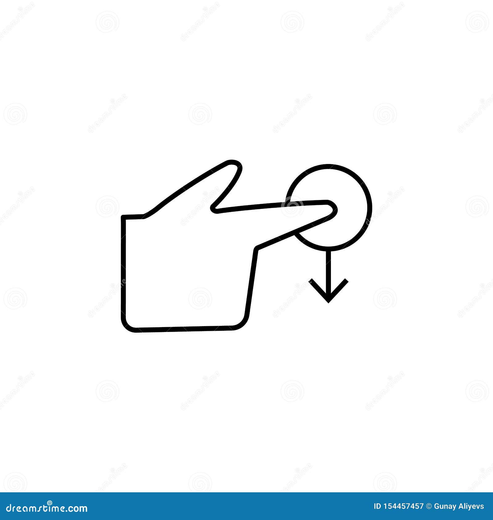 Push Pin Icon Vector Paper Attachment Symbol For Graphic Design, Logo ...