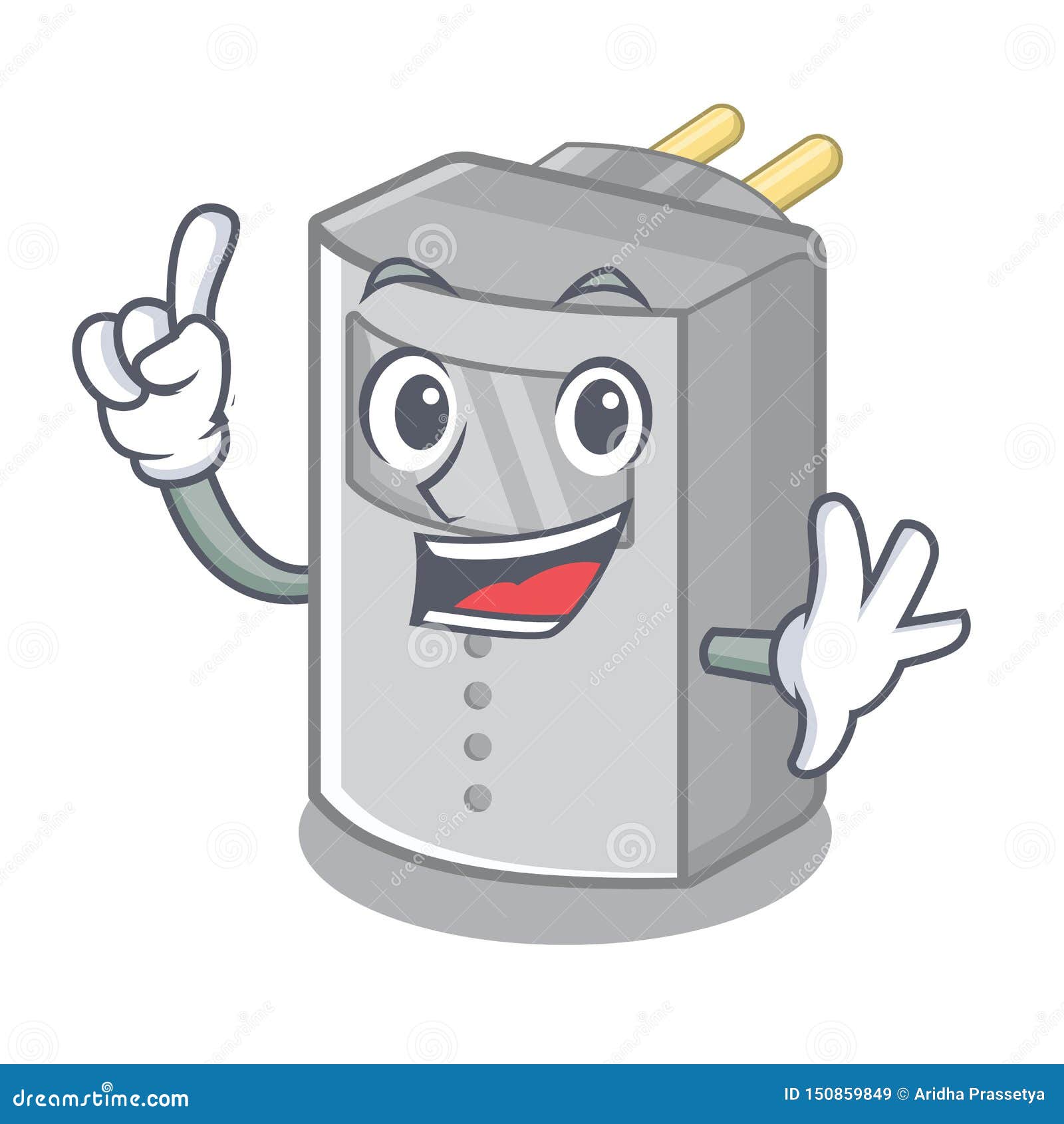 Finger Motion Sensor Placed Above Character Table Stock Vector ...