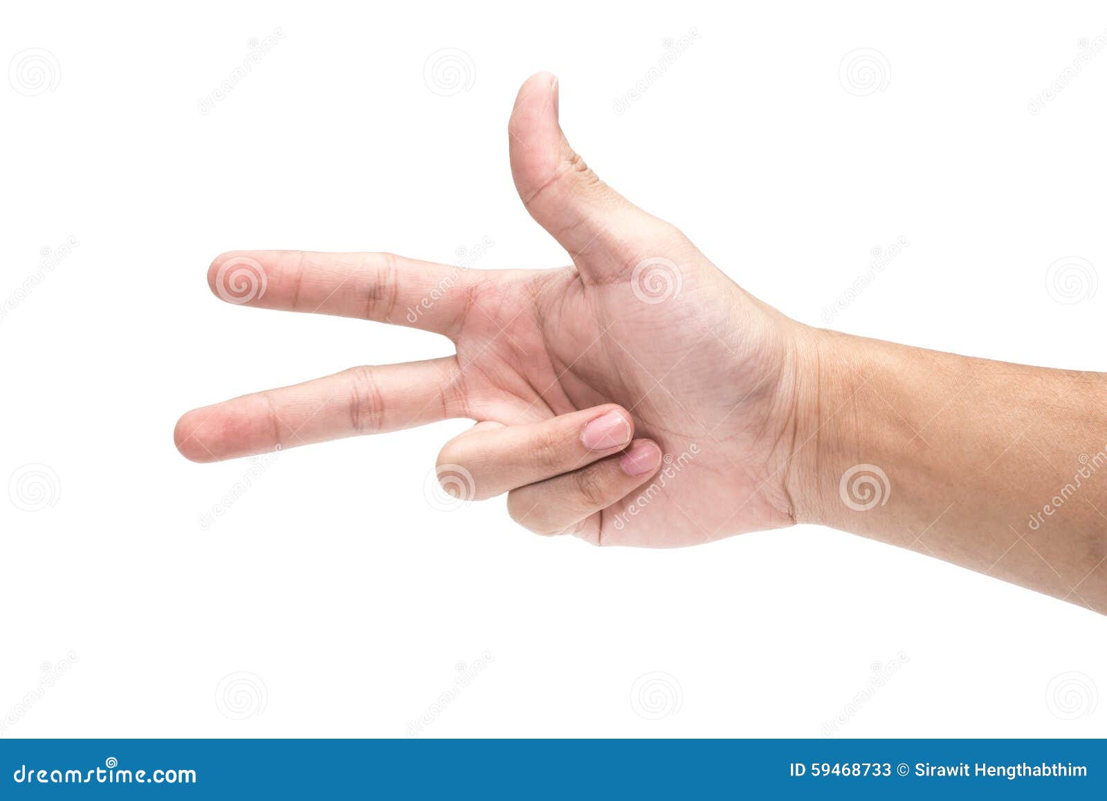 3 finger order in germany stock image. Image of isolated - 59468733