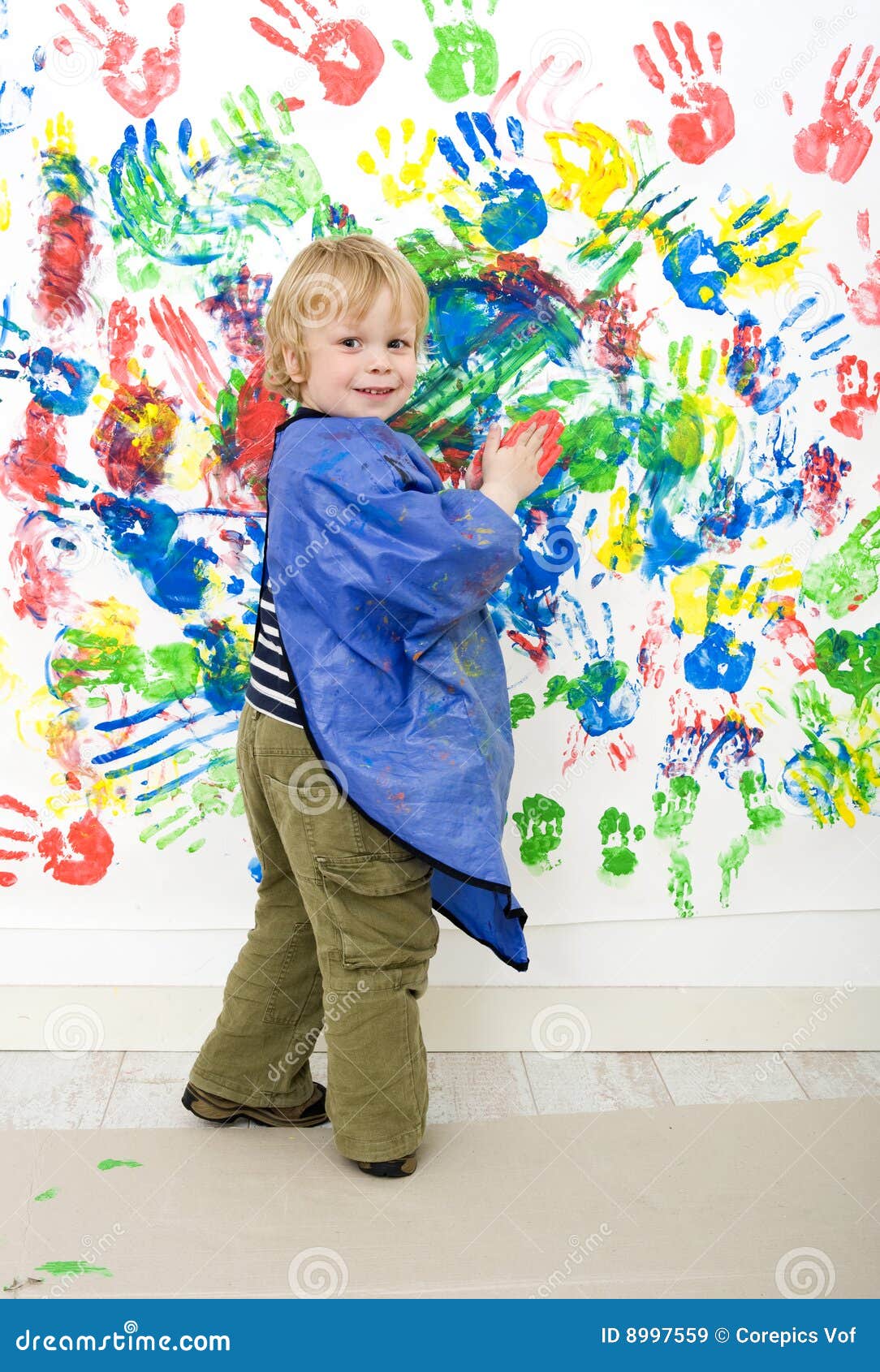 Finger Painting Stock Image | CartoonDealer.com #8997559