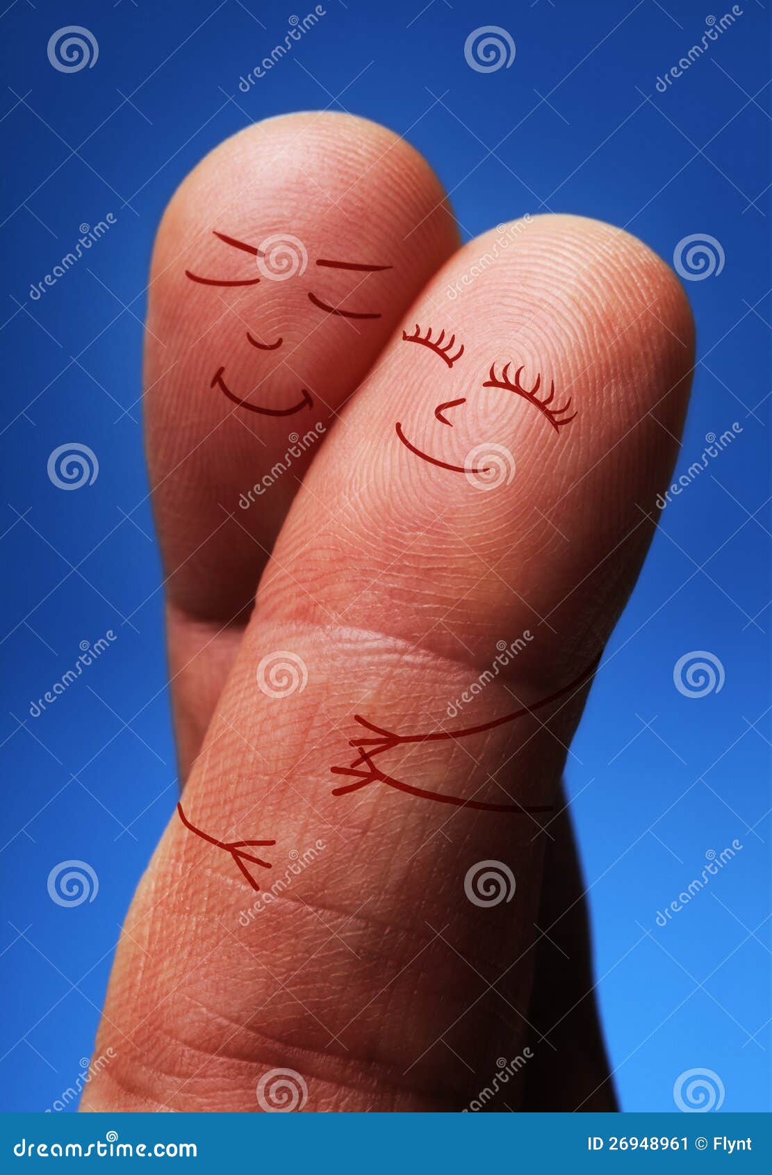 Finger people in love stock image. Image of finger, drawing - 26948961