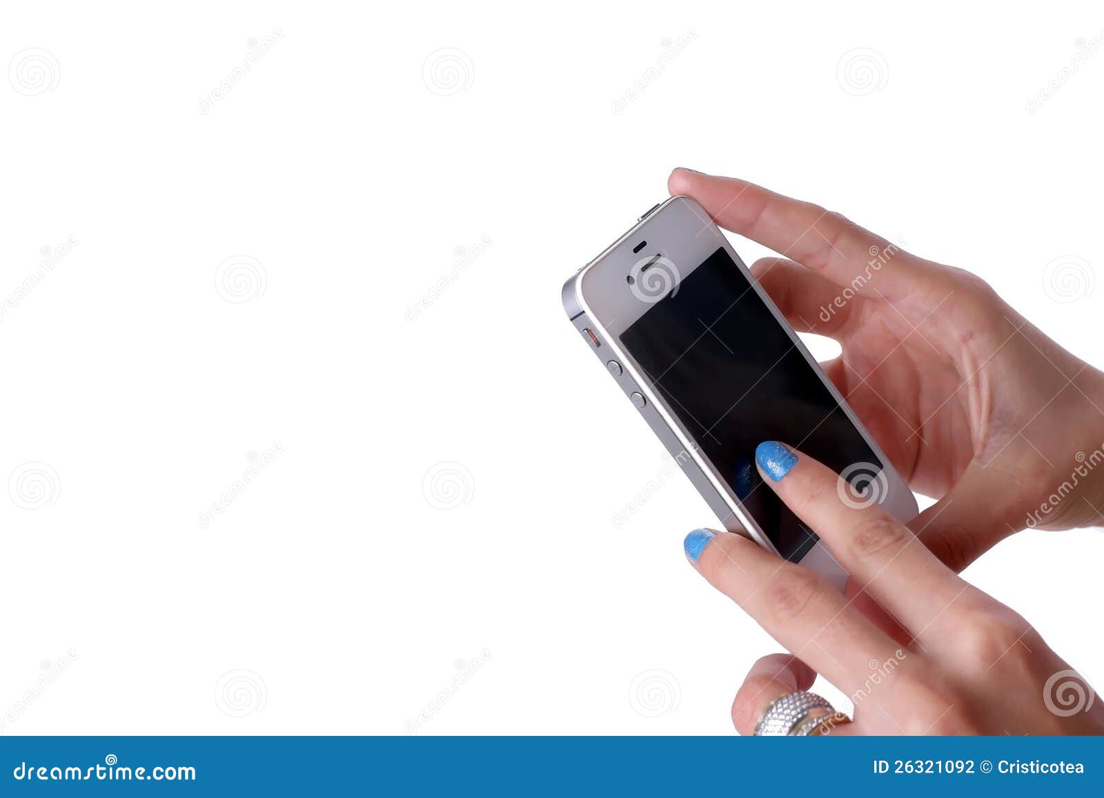 Finger on phone stock photo. Image of young, backgroung - 26321092