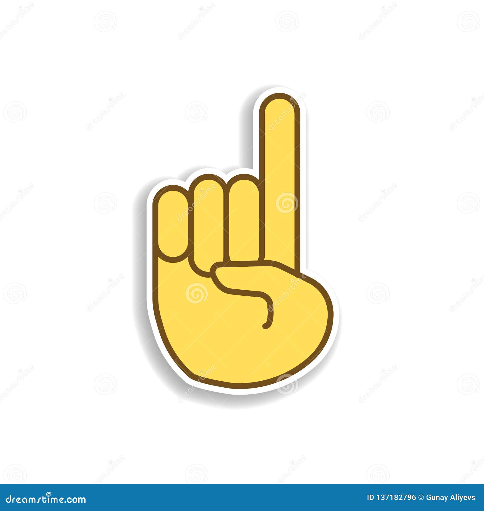 Pointing Hand Emoji