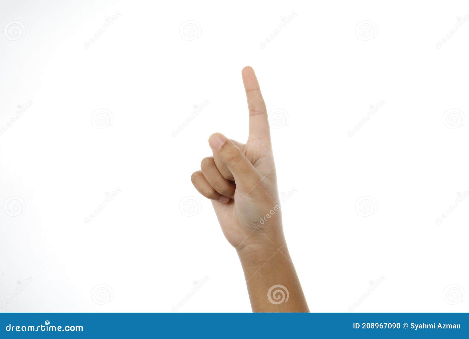 Right hand finger point stock photo. Image of white - 208967090