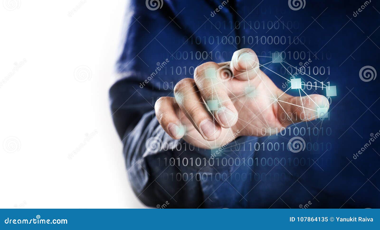 Finger Point or Touch in Graphic Digital Stock Image - Image of finger ...