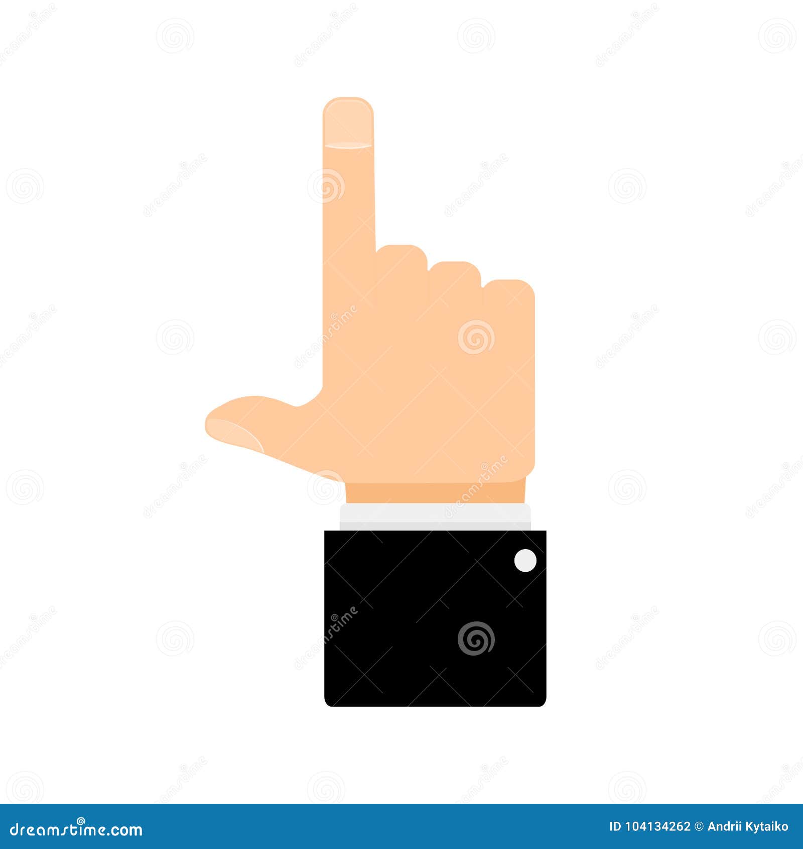 Finger Pointer And Smileys On A White Background Vector Illustration ... Finger Pointer And Smileys On A White Background Vector Illustration ...