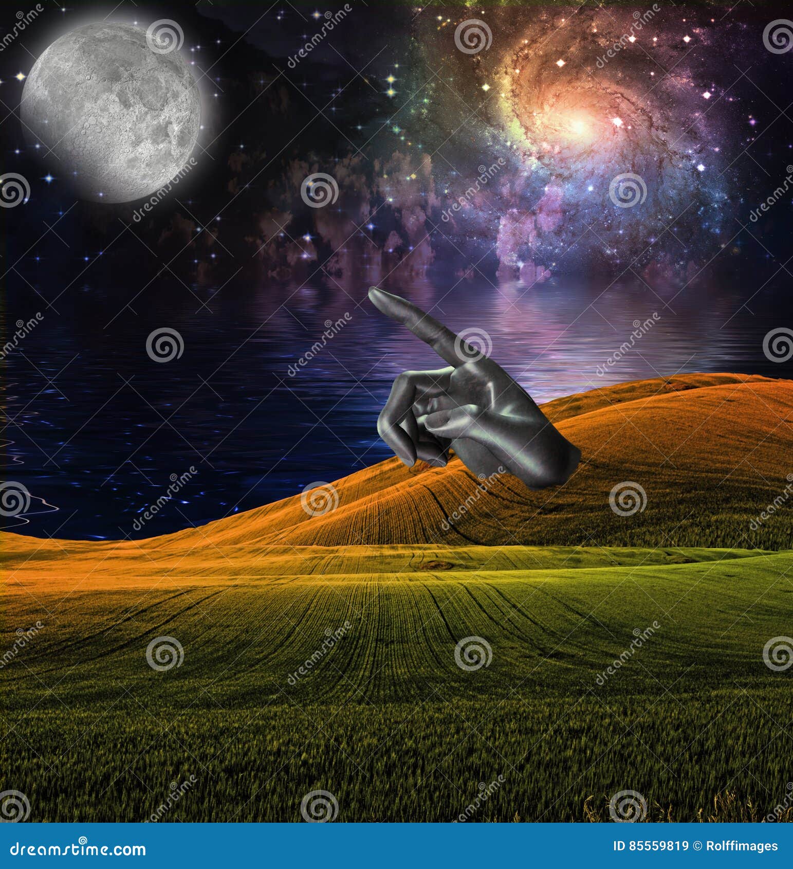 Finger pointing at moon stock illustration. Illustration of fantastic ... Finger pointing at moon stock illustration. Illustration of fantastic ...