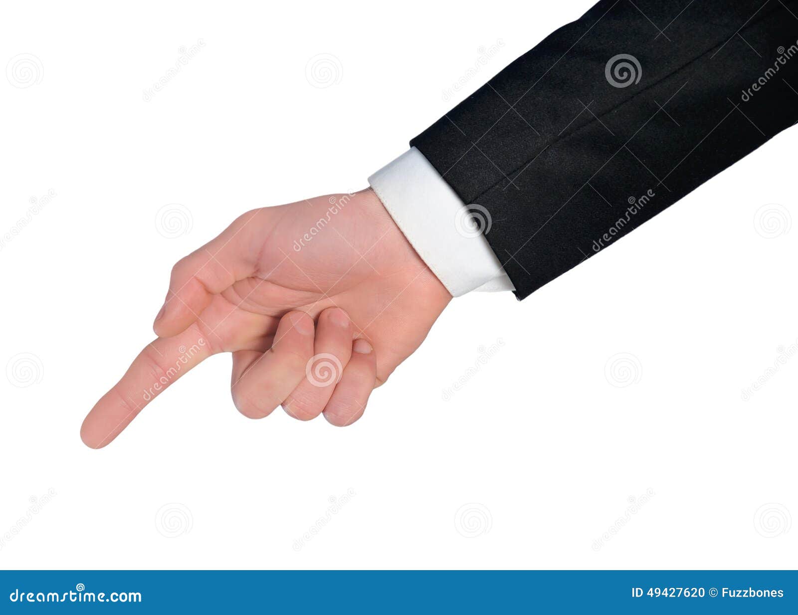Finger pointing stock photo. Image of black, indicate - 49427620