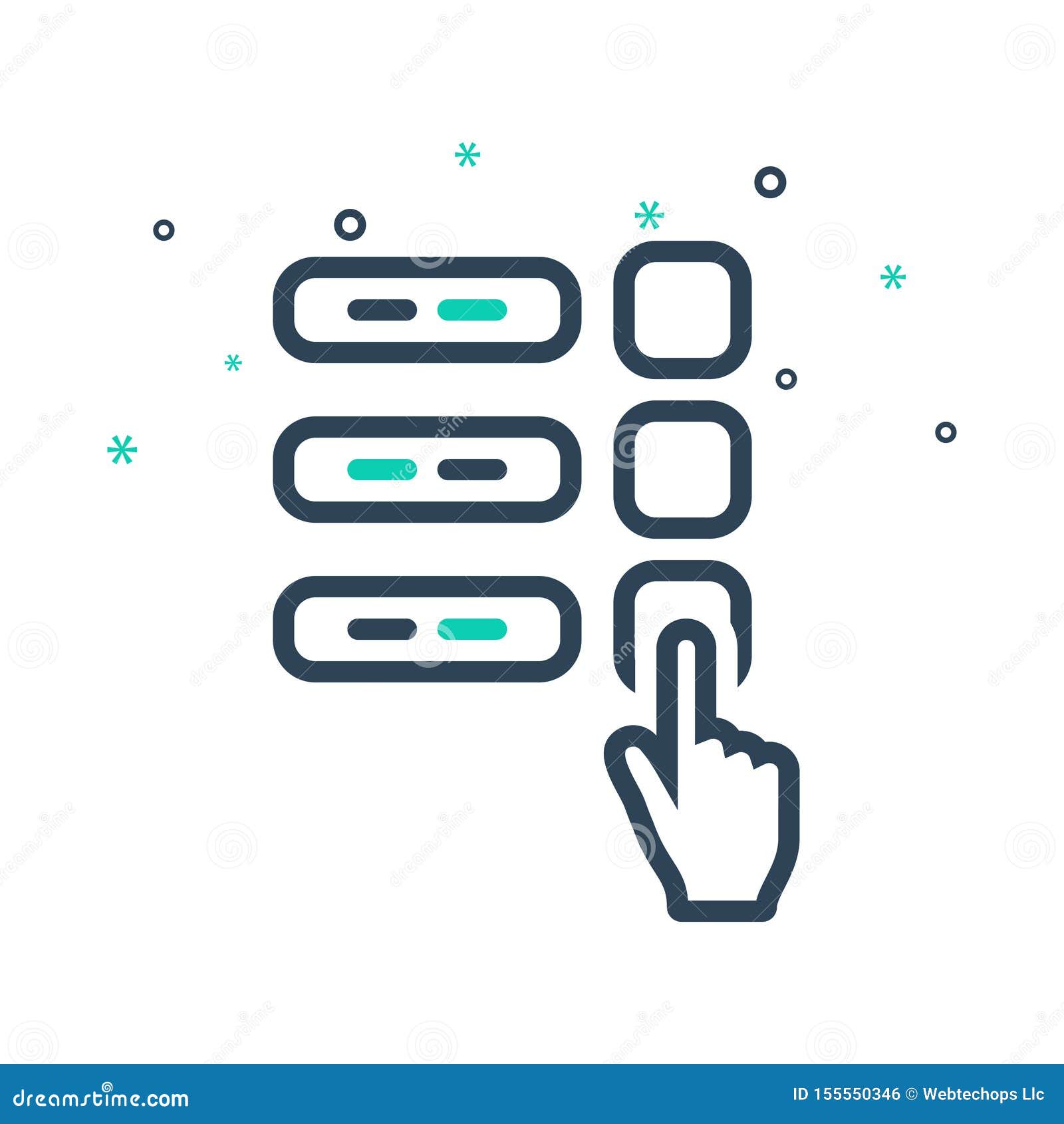 Poll Vote Check Box And Marker Circle Correct Choice Answer Hand Drawn ...
